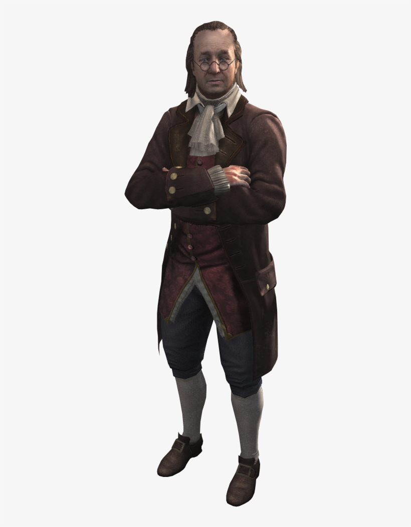Ac3 Benjamin Franklin Render - Assassin's Creed Rogue - 390x1034 PNG ...