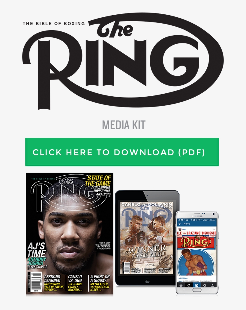Download Transparent Ring Magazine Logo - PNGkit