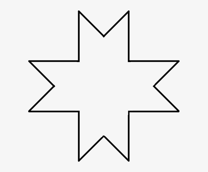 Octagonal Star-b - Octagonal Star - 626x622 PNG Download - PNGkit