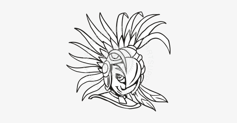 Download Transparent Aztec Warrior Drawing At Getdrawings - Aztec ...
