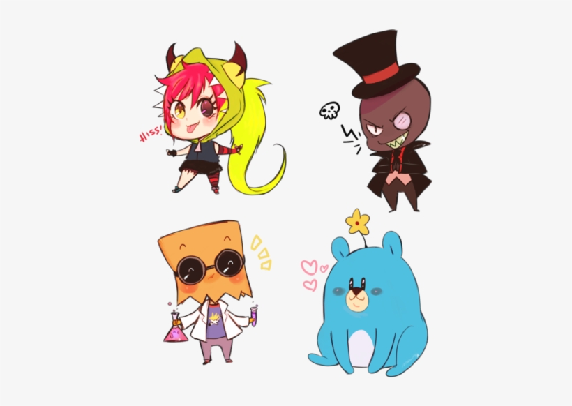Villainous Cartoon Network Chibi - 500x538 PNG Download - PNGkit