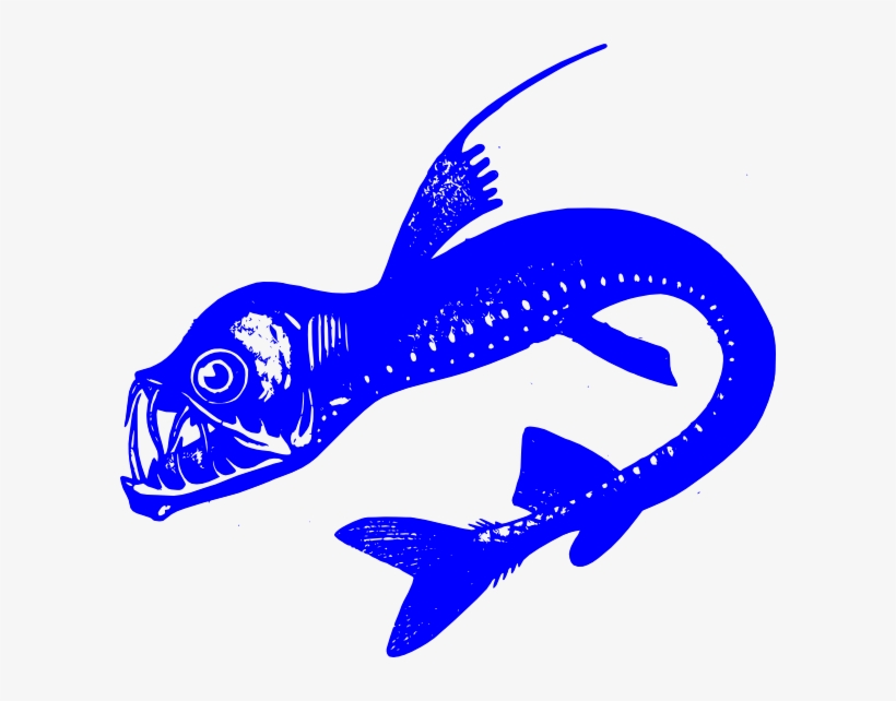Viper Fish Blue Clip Art At Clker - Viper Fish Clipart Png - 600x562 ...