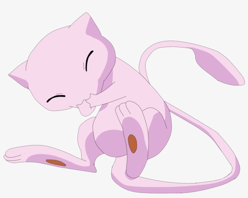 Download Transparent 151kib, 1119x714, Mew - Mew Pokemon Laughing - PNGkit