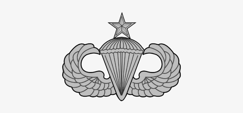 Jump Wings Usaf Usa Senior - Happy National Airborne Day - 400x301 PNG ...