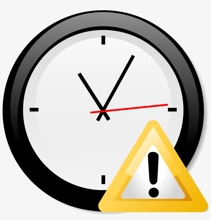 Clock And Warning - Clock Clip Art - 1029x1024 PNG Download - PNGkit