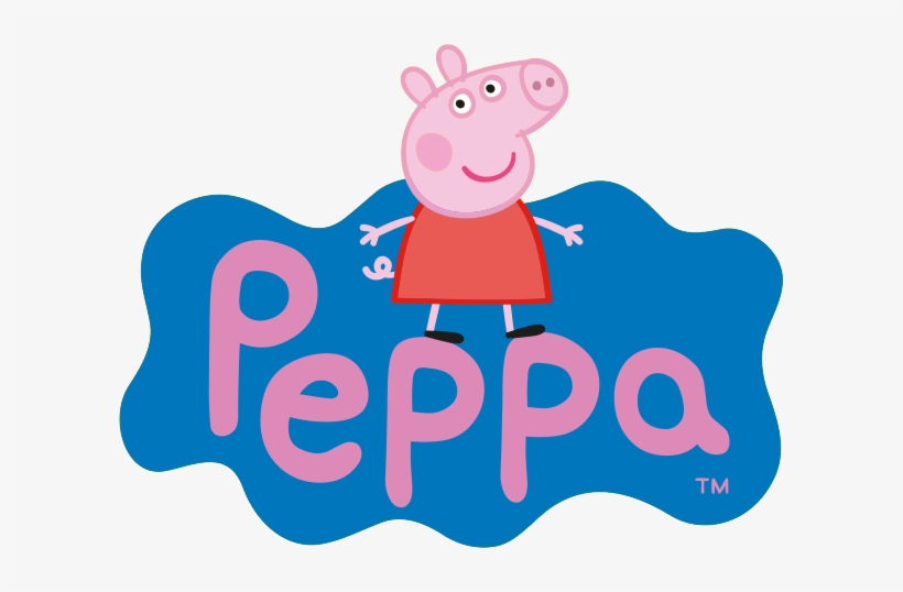 Peppa Pig Molde Pig Png, Pig Party, Real Moms, Fiestas - Peppa Pig Logo ...