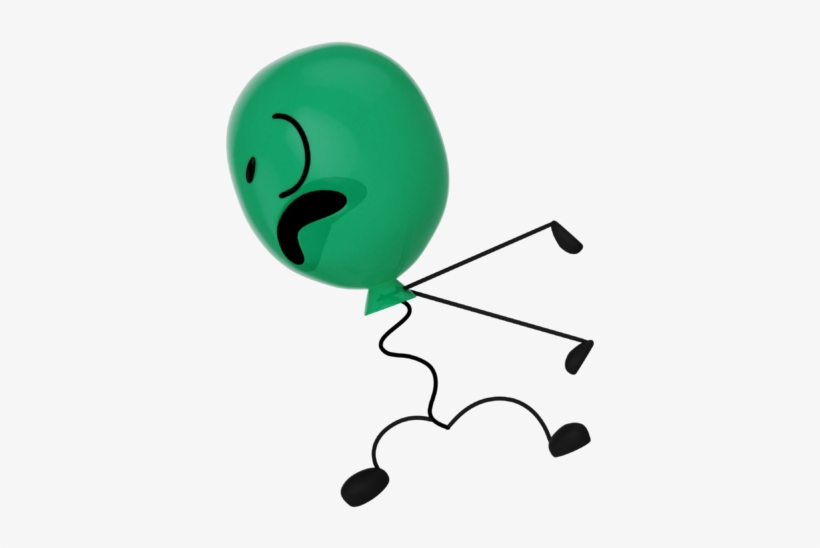 3d Is Flying At Da Oof - Bfb Balloony - 480x480 PNG Download - PNGkit