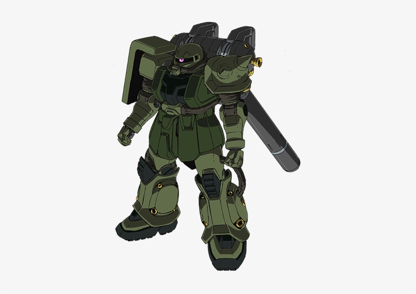 Zaku Ii Thunderbolt-ova - Gundam Zack - 372x500 PNG Download - PNGkit