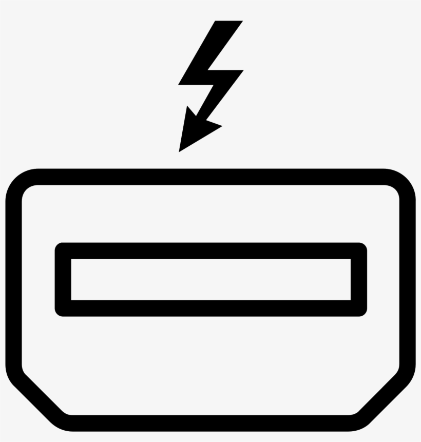 The Icon Is A Logo Of Thunderbolt - Docking Station Icon - 1600x1600 ...