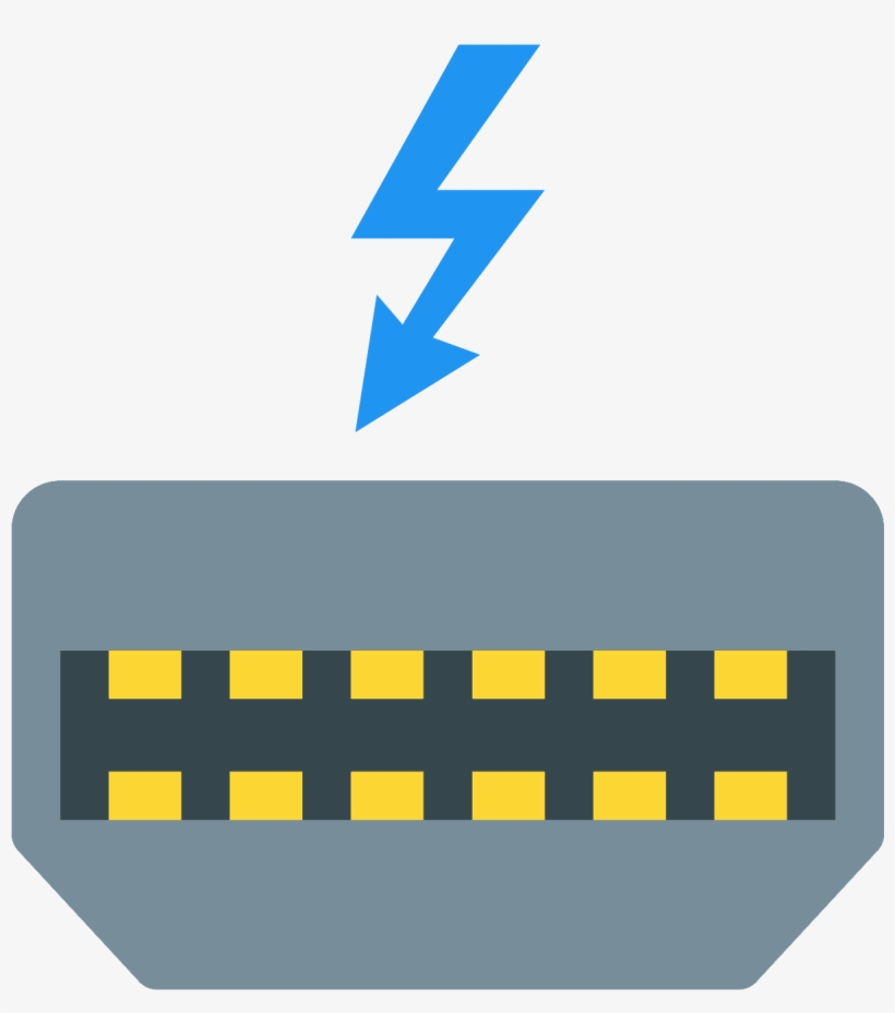 The Icon Is A Logo Of Thunderbolt - Icon - 1600x1600 PNG Download - PNGkit