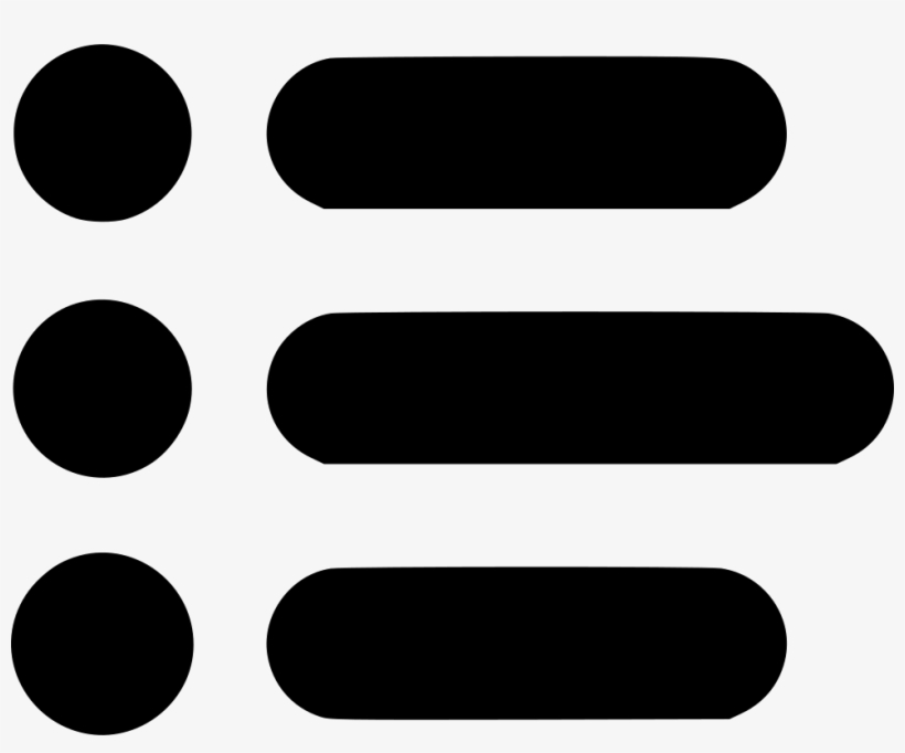 Menu Bullet Justified Comments - Menu Bullet Icon Svg - 980x768 PNG ...