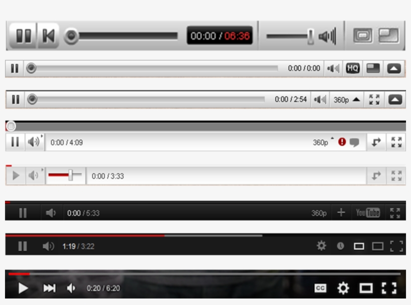 Youtube Video Player Evolution By Dangerhillterror - User Interface ...