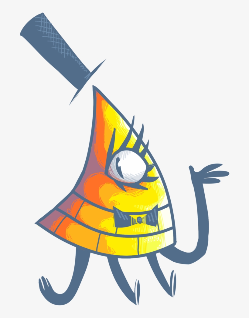 Bill Cipher Fanart Transparent - 800x1000 PNG Download - PNGkit