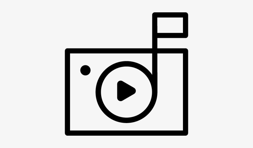 Play Symbol On Photo Video Camera Vector - Photography - 400x400 PNG ...