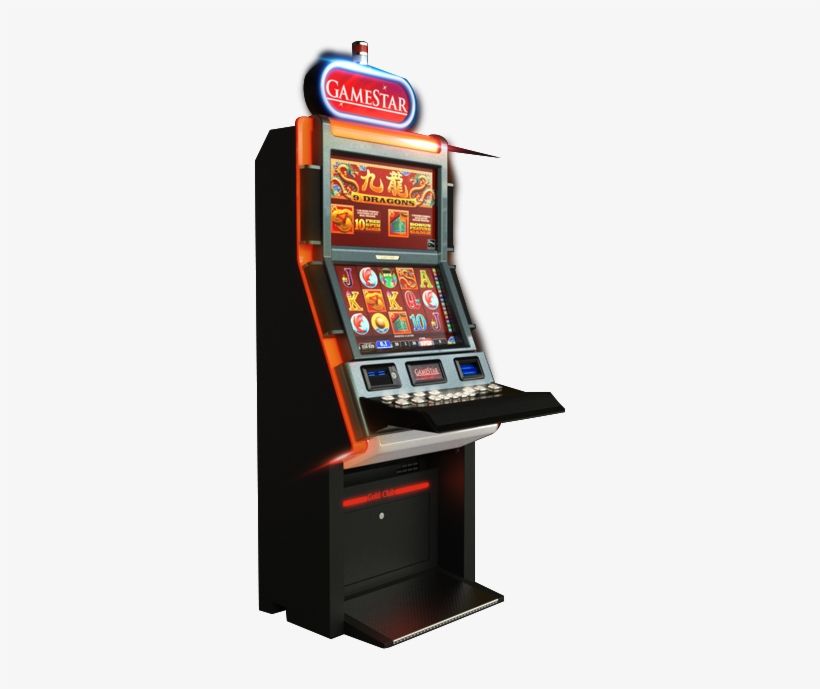 Slant Top Video Slot Cabinet With Dual 23” Widescreen - Slot Machine ...