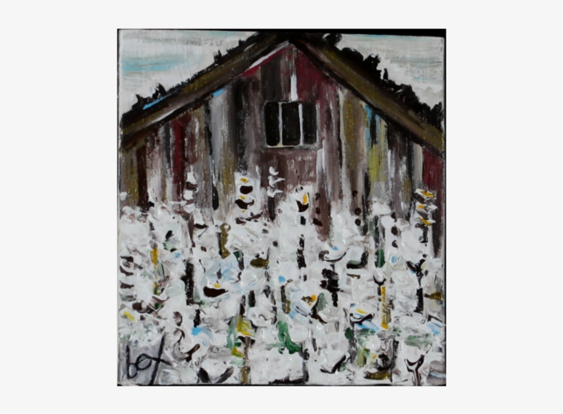 "old Cotton Barn" - Painting - 580x631 PNG Download - PNGkit