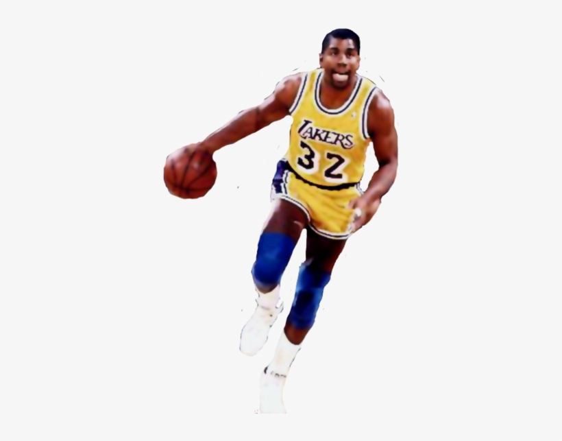 Share This Image - Transparent Photo Of Magic Johnson - 351x600 PNG ...