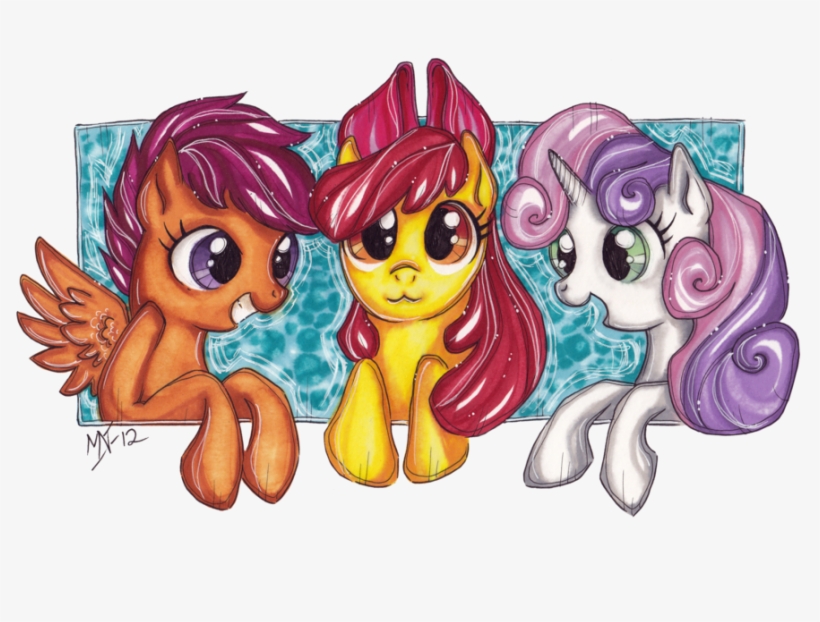 Cutie Mark Crusaders By Kattvalk On Deviantart - Mlp Kattvalk - 900x634 ...