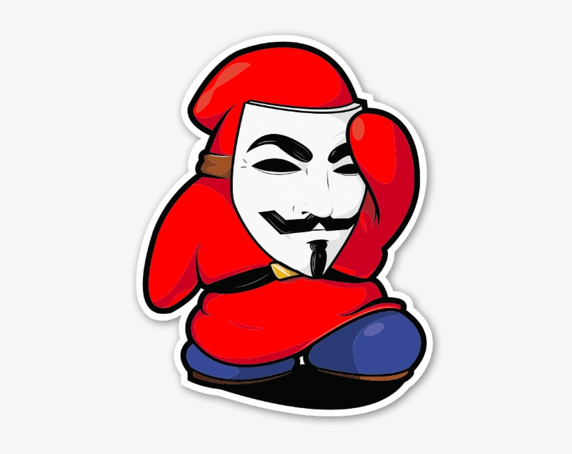 Cryptic Mindz Mario Enemy Sticker - Contrast Tank - 482x600 PNG ...