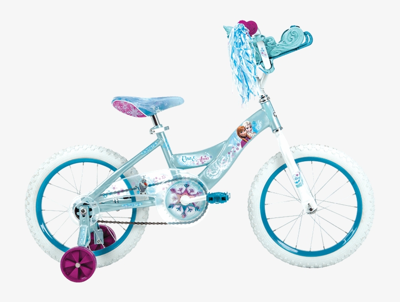 16" Disney Frozen Girls' Bike With Sleigh - Bicycle - 820x648 PNG ...