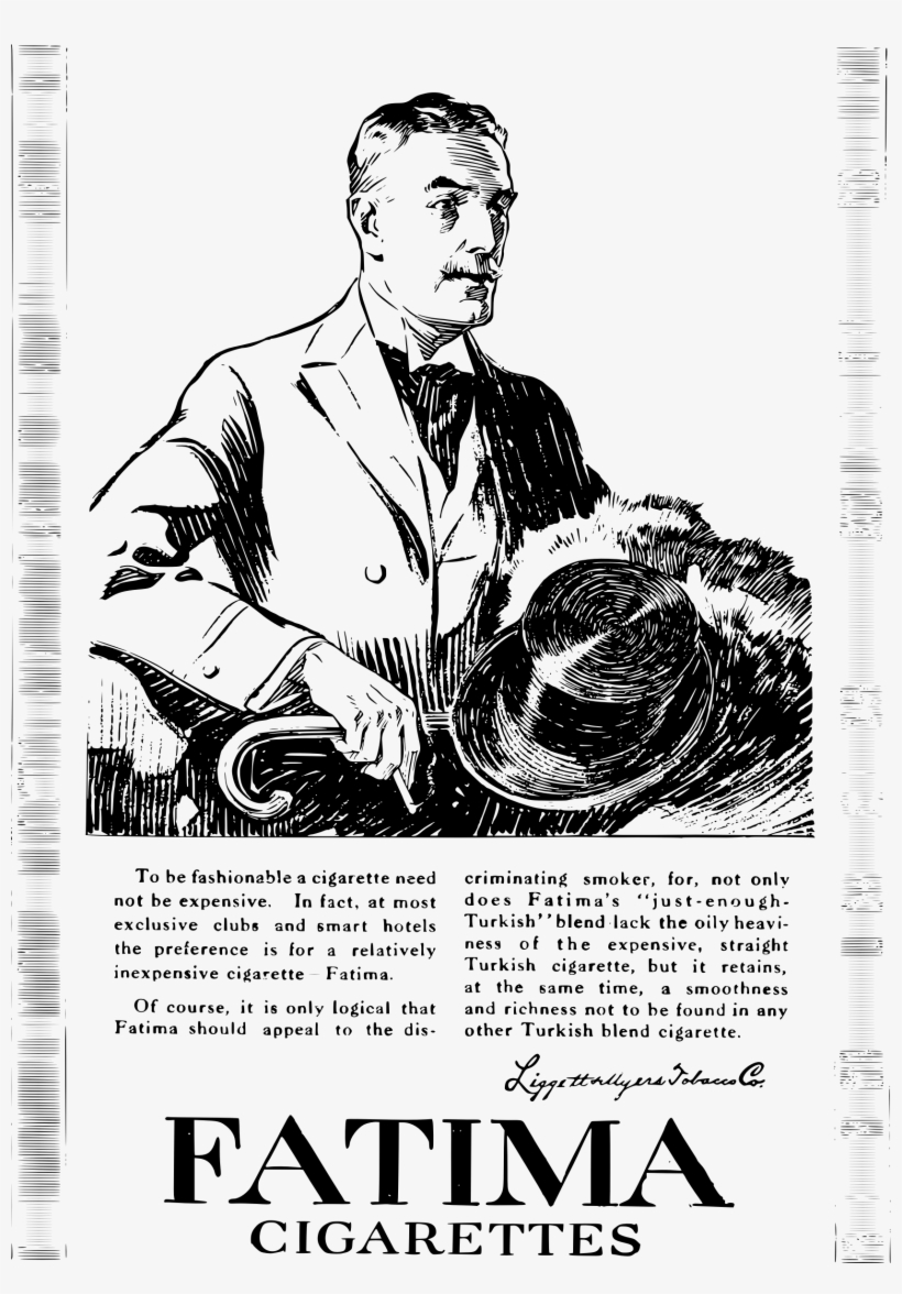 This Free Icons Png Design Of Fatima Cigarettes Advertisement ...