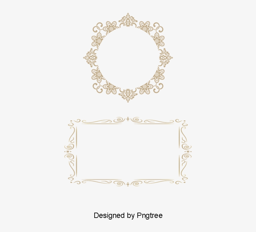 Vintage Square Frame Border