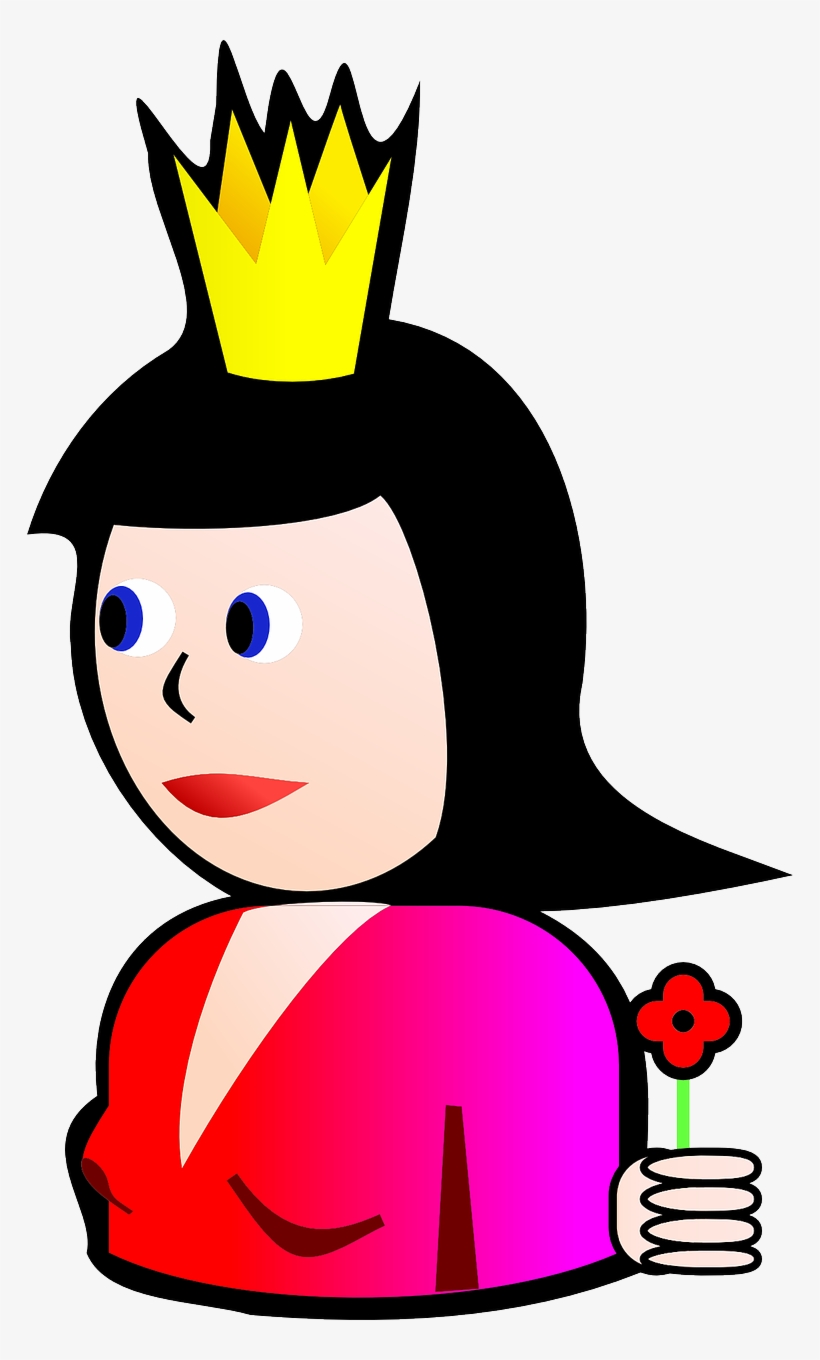 Vector Graphics,free Illustrations - Queen Of Spades Simple - 766x1280 ...