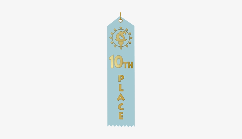 10th Place - 10th Place Ribbon - 300x400 PNG Download - PNGkit