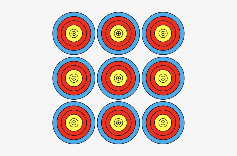 Download Transparent Tic Tac Toe Using Vertical 3-spot Target - Volume ...