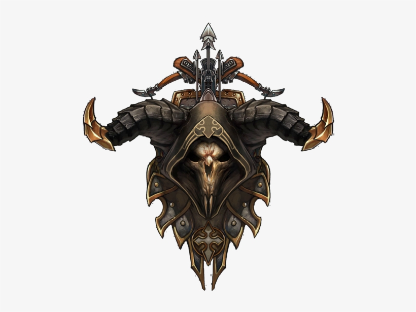 Demon Hunter Icon 2 - Diablo 3 Class Crests - 500x535 PNG Download - PNGkit