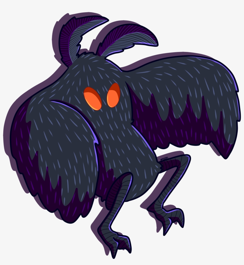 Mothman Clipart Pathfinder - Mothman Drawing - 2500x2500 PNG Download ...