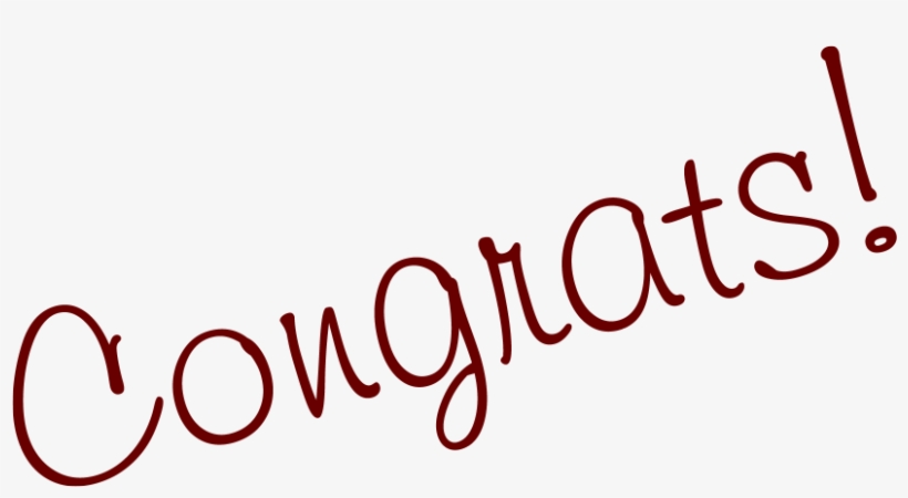 Mcb At Uofg On Twitter - Congrats Text Png - 1200x573 PNG Download - PNGkit