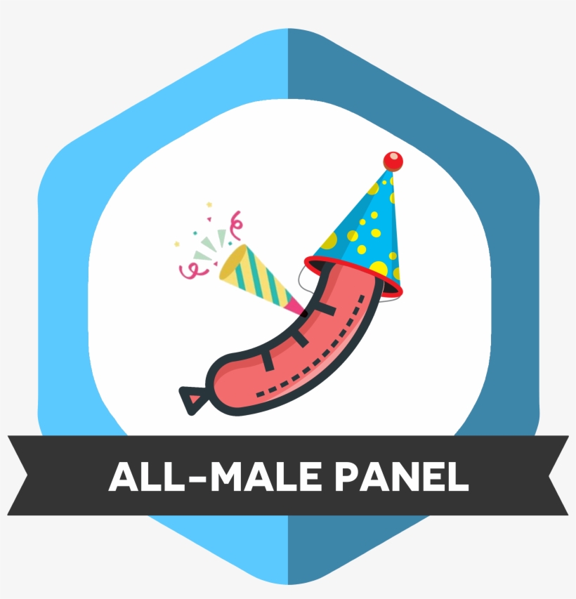 “congrats, You Have An All Male Panel ” - 4054x4054 PNG Download - PNGkit