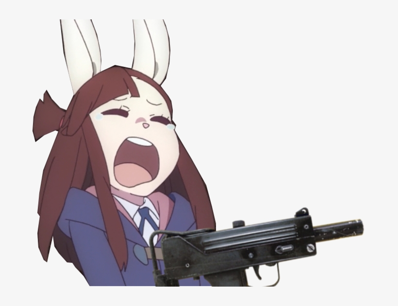 1490421391693 - Akko With Gun - 685x551 PNG Download - PNGkit
