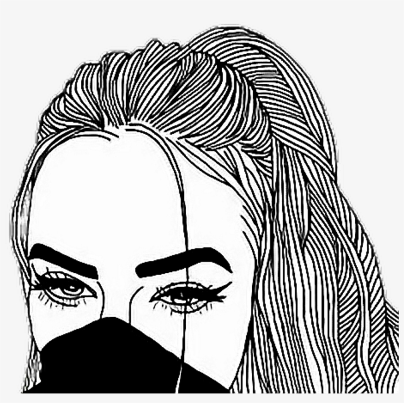 Tumblr Outlines Tumblrgirl Love December2017 - Outline Girl - 1024x1024 ...