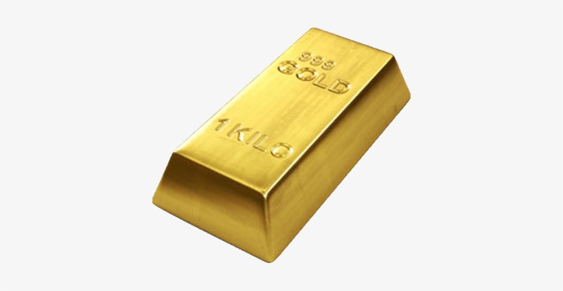 Gold Bar Png - Gold Bar No Background - 378x345 PNG Download - PNGkit