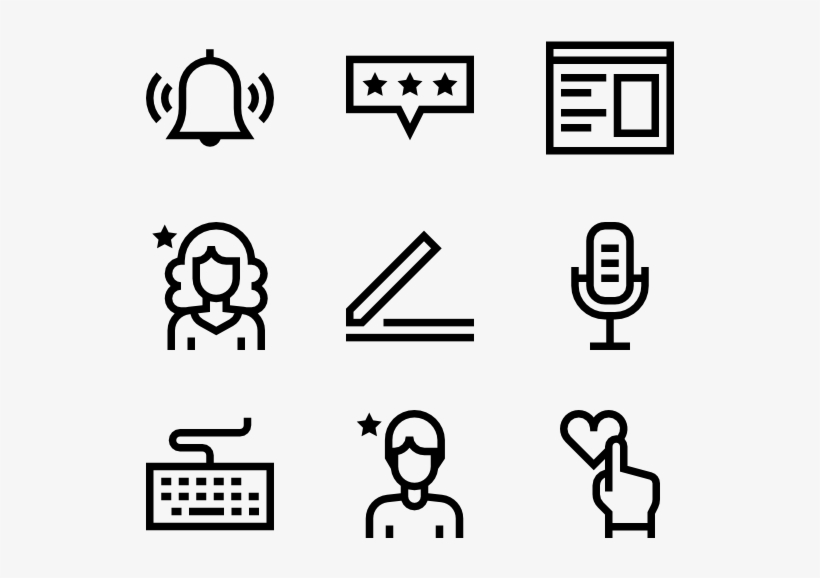 Blogger And Influencer - Constructing Icon Pack Png - 600x564 PNG ...