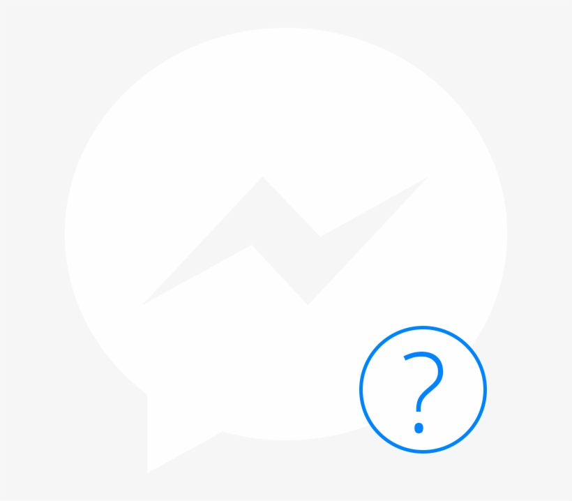 Download Transparent Messenger Icon - Facebook Messenger Icon White ...