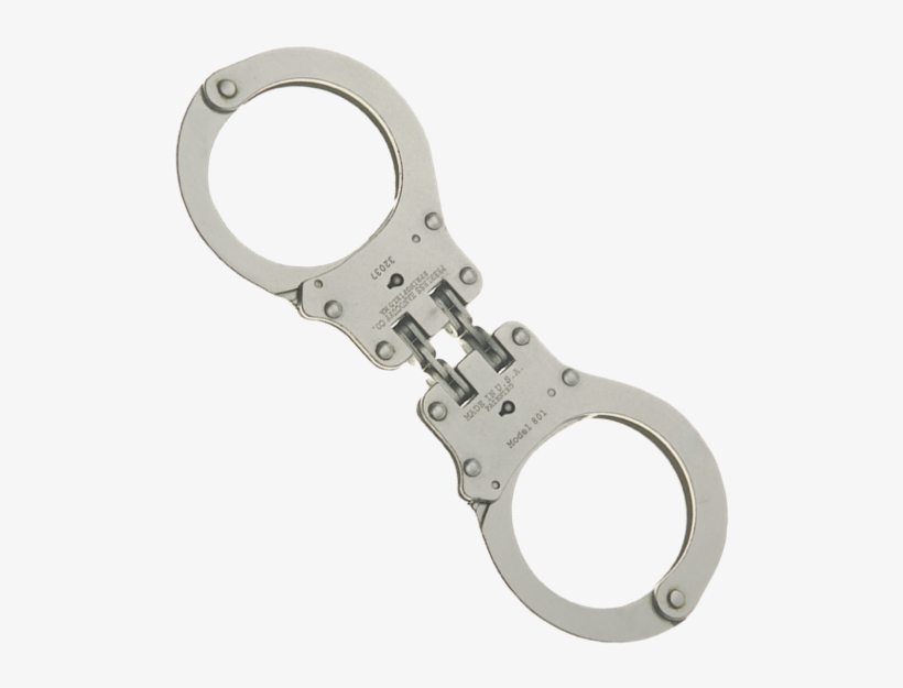 Peerless Model 801 Handcuffs, Hinged, Nickel - 524x560 PNG Download ...