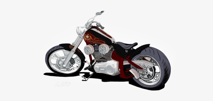 Harley Cartoon - Harley Davidson Cartoon Png - 590x329 PNG Download ...