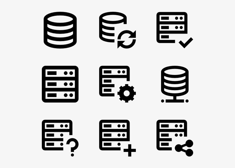 Server 51 Icons - Server Icon Vector Free - 600x564 PNG Download - PNGkit