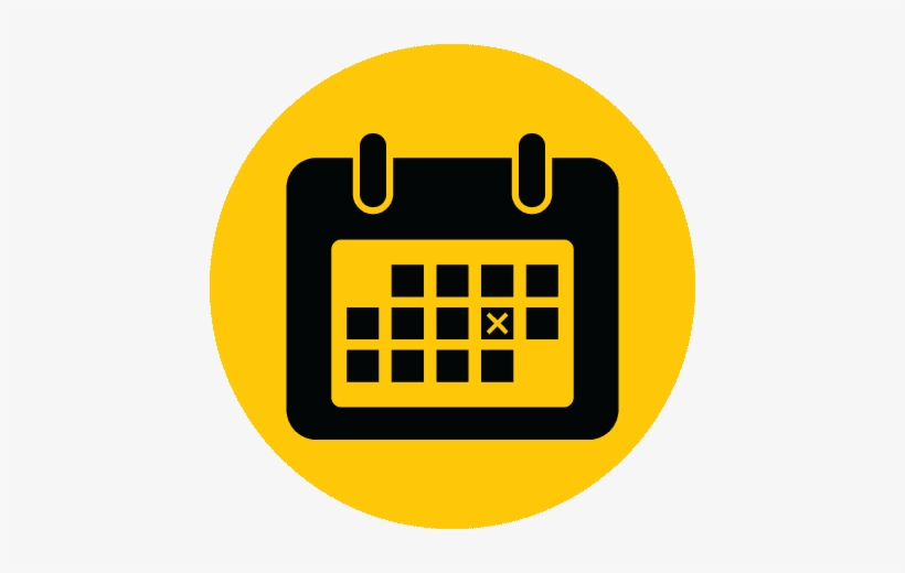 Download Transparent Related Wallpapers - Calendar Yellow Icon Png - PNGkit