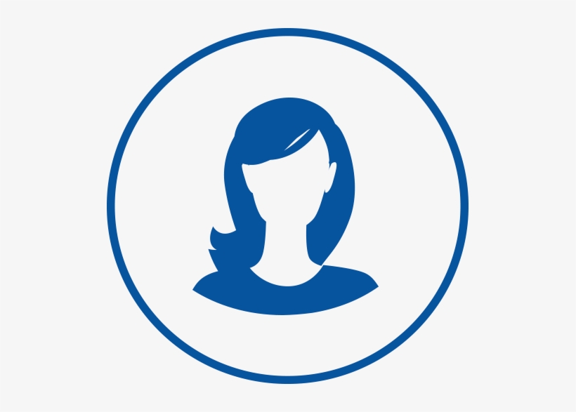 Female-icon - Female Icon Png Blue - 515x507 PNG Download - PNGkit
