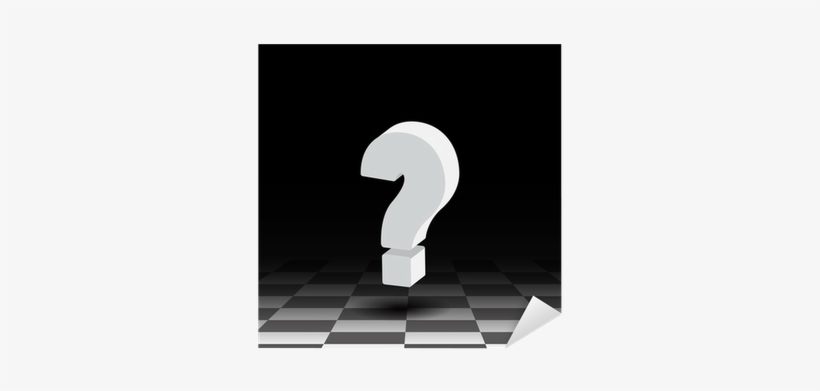 3d Question Mark On A Background Of The Chess Floor - Question Mark ...