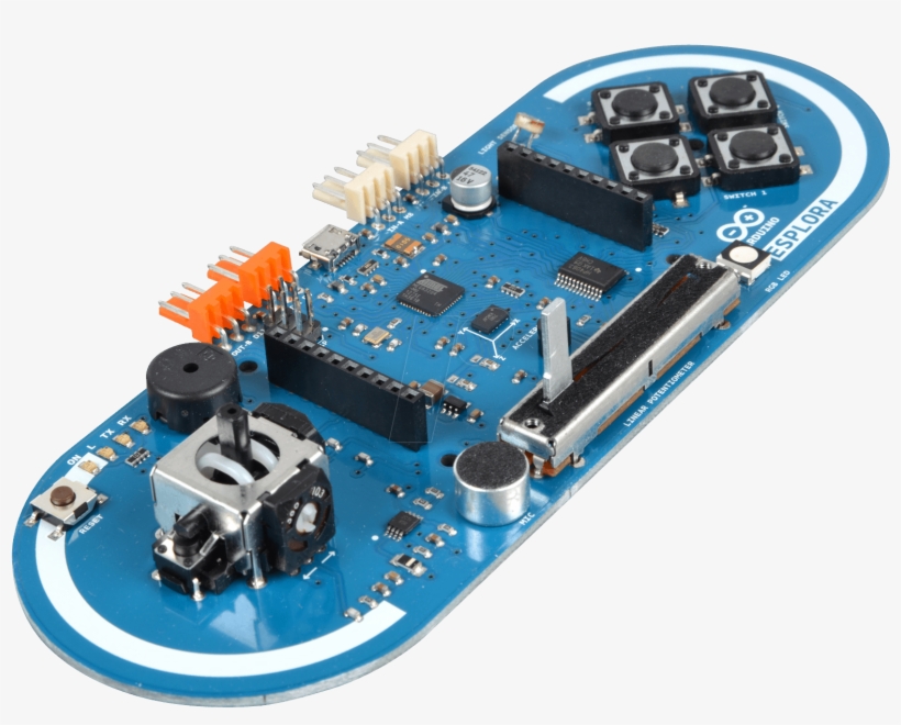Download Transparent Arduino Esplora, Atmega32u4, Sensors Arduino A000095 - Arduino Esplora ...