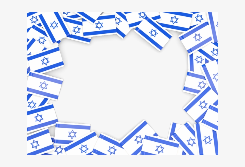 Israel Flag Frame Png - 640x480 PNG Download - PNGkit