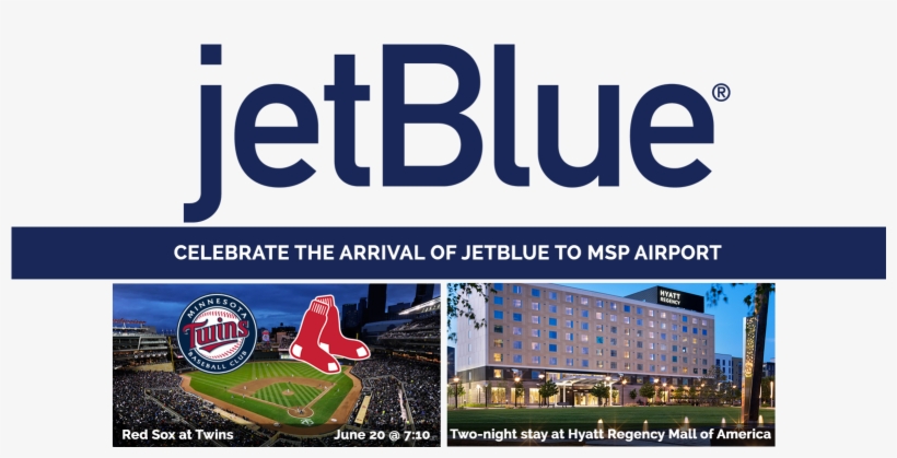 Download Transparent Jetblue Arrives At Msp - Jet Blue Airways Us - PNGkit