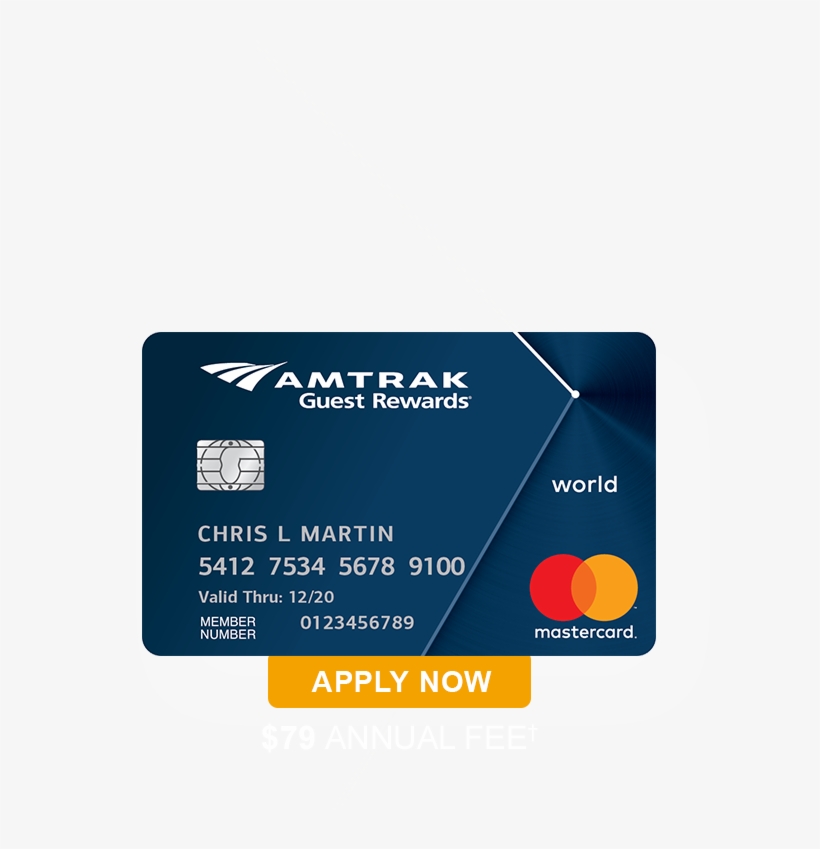 Amtrak Guest Rewards World Mastercard - Amtrak - 644x769 PNG Download ...