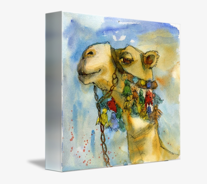 Banner Library Library Print Camel Painting Animal - Camel Painting ...