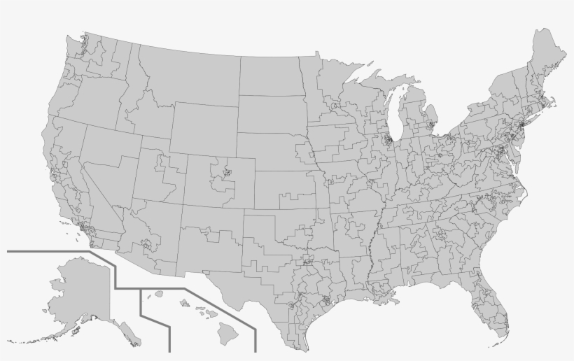 Download Transparent Search - Blank Map Of Us Congressional Districts ...